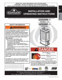 Napoleon Castlemore Gas Stove GDS26 - Gas Heat Stove