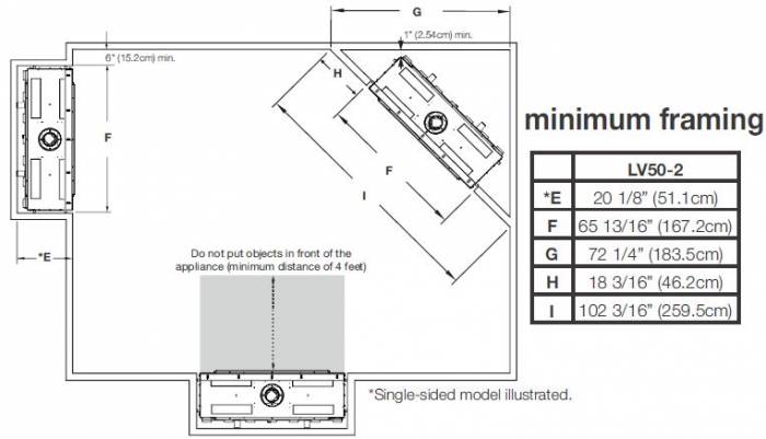 Napoleon Vector LV50 Linear Direct Vent Gas Fireplace - Horizontal ...